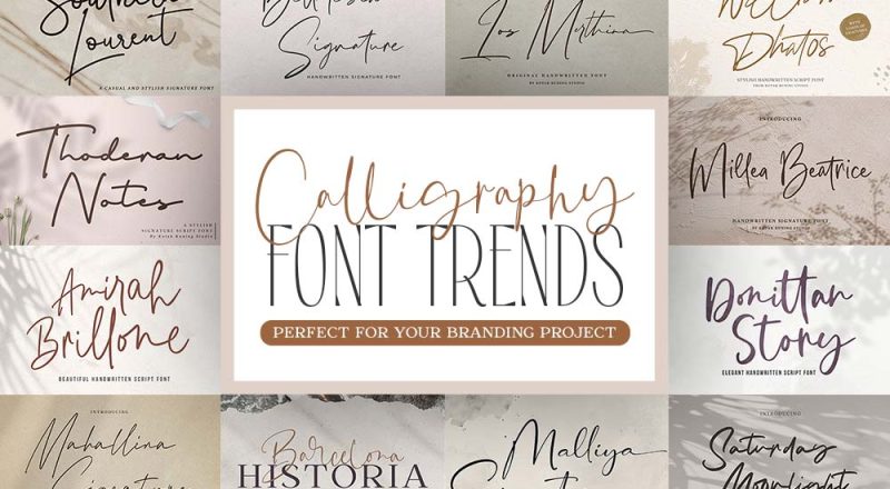 Perfect Calligraphy Fonts for Branding